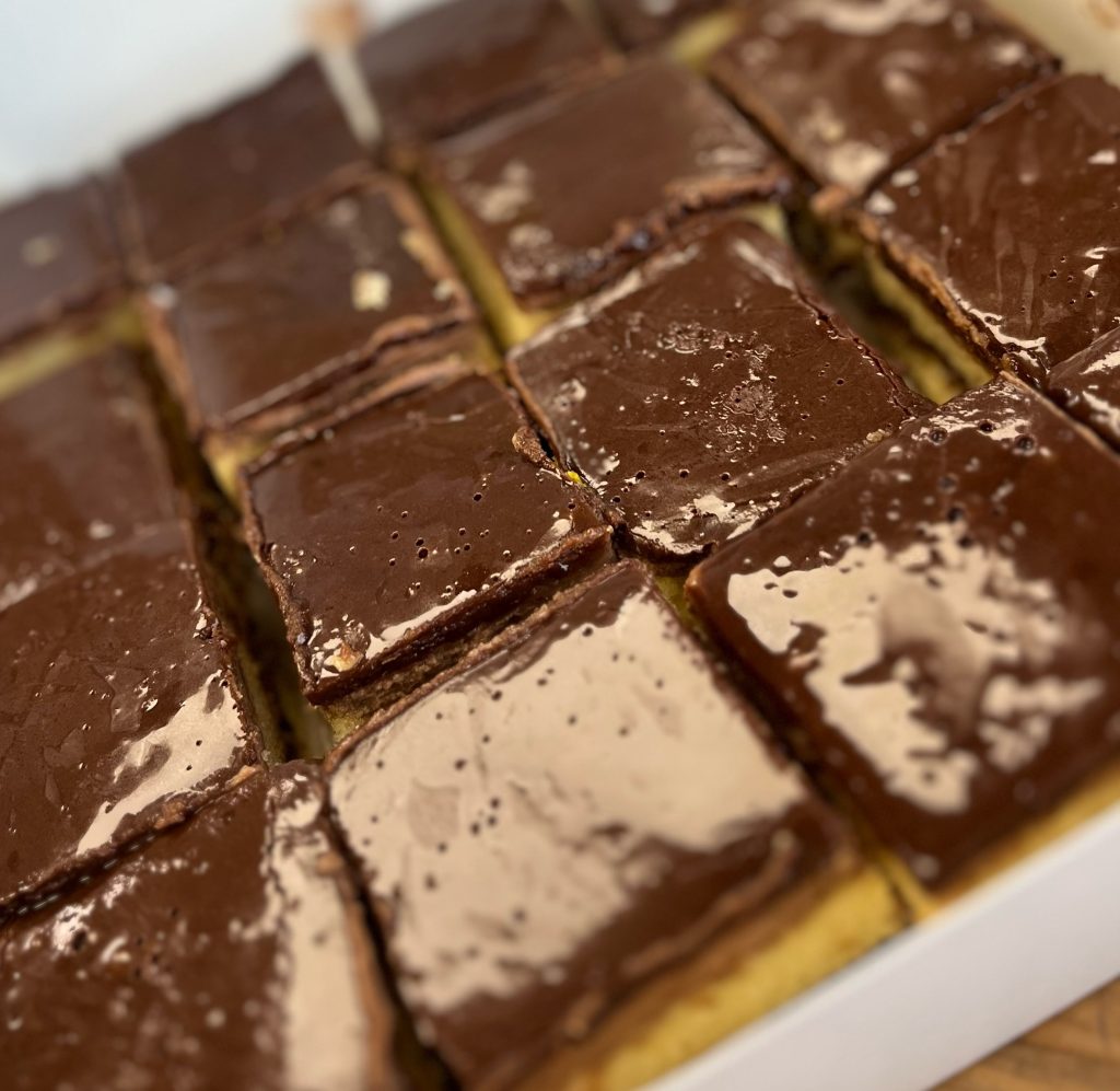 Chocolate Doberge Squares - Gambinos Bakery